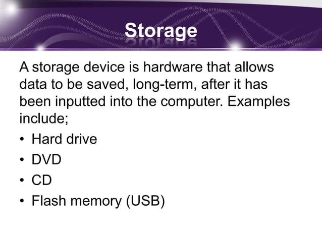 Components of a computer system | PPTX