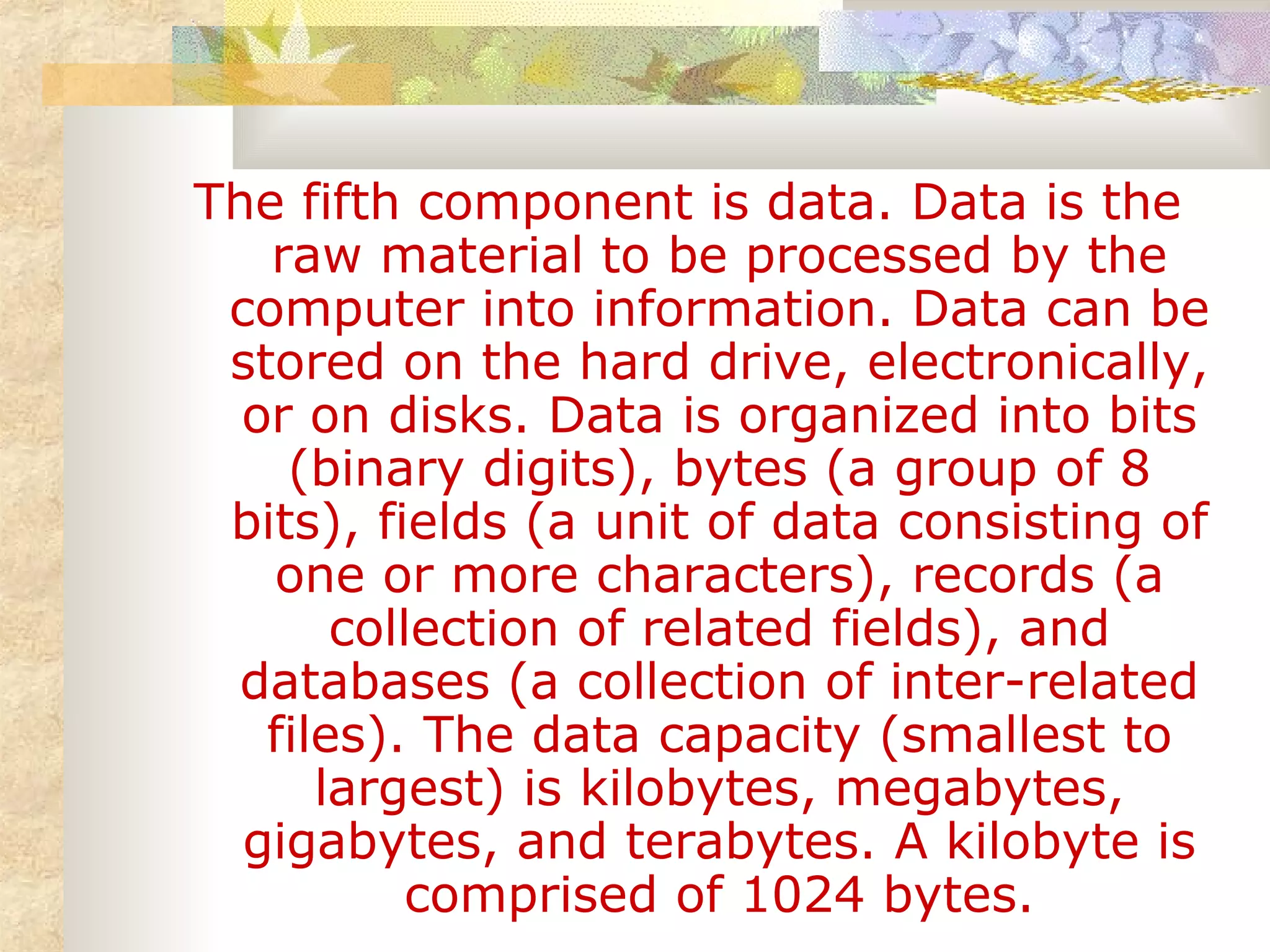 Components of a computer system | PPT