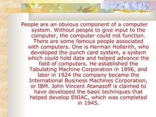 Components of a computer system | PPT
