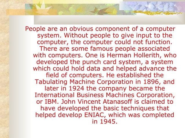 Components of a computer system | PPT