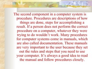 Components of a computer system | PPT