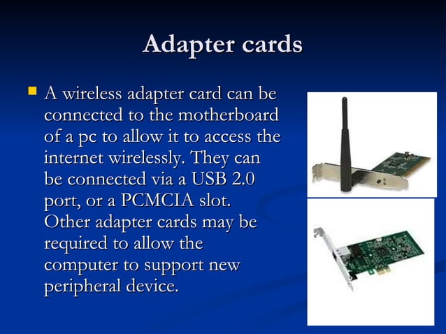 Components of a computer technical | PPT | Computer Peripherals | Computing