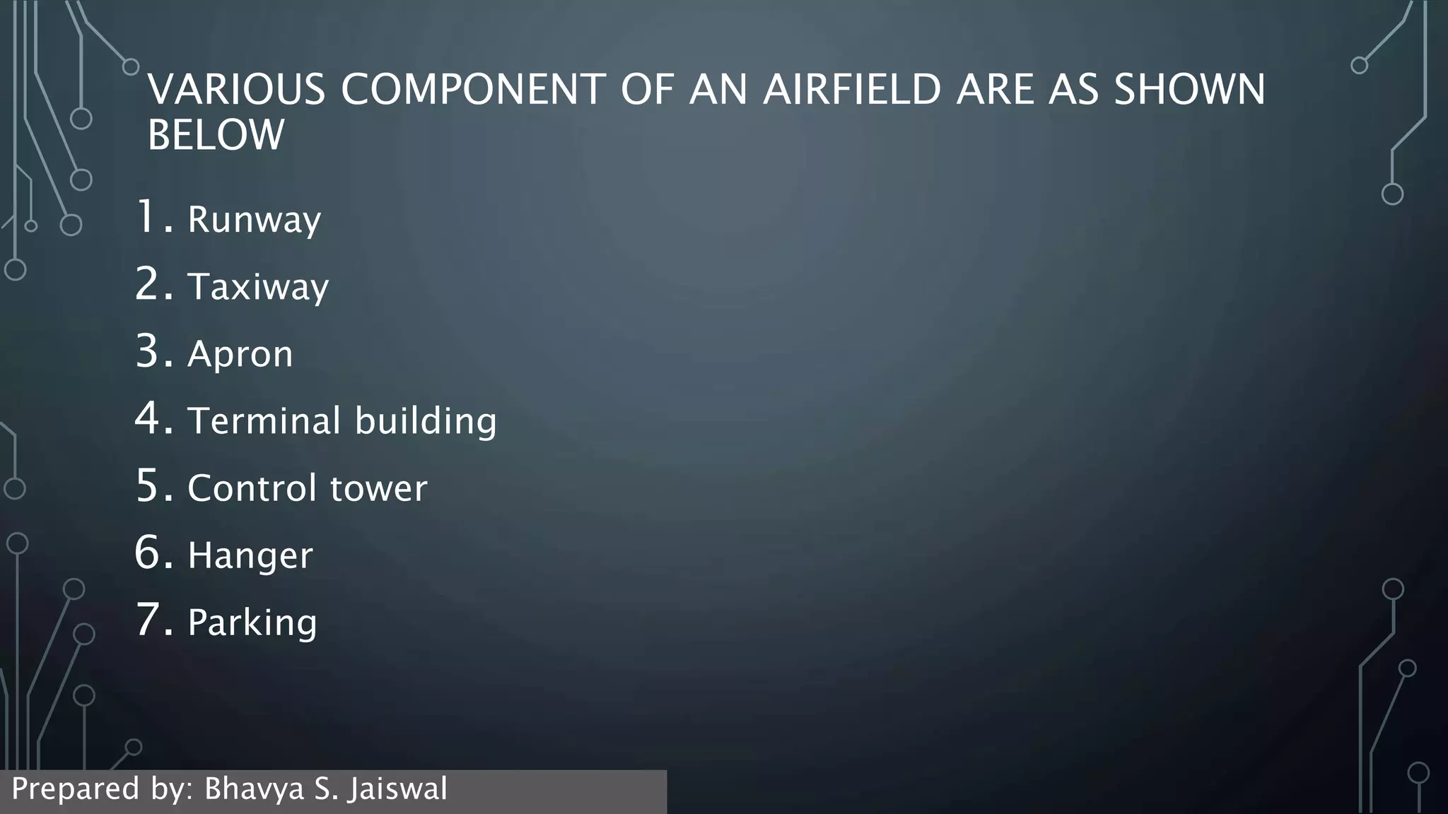 Components of Airfield | PPTX
