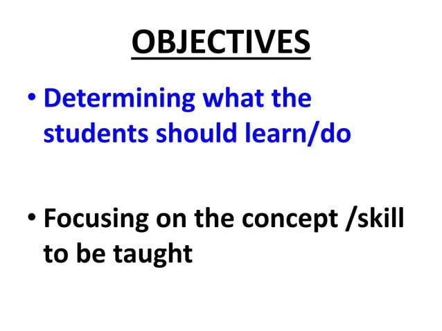 COMPONENTS OF LESSON PLAN PPT components-of-lesson-plan-ppt