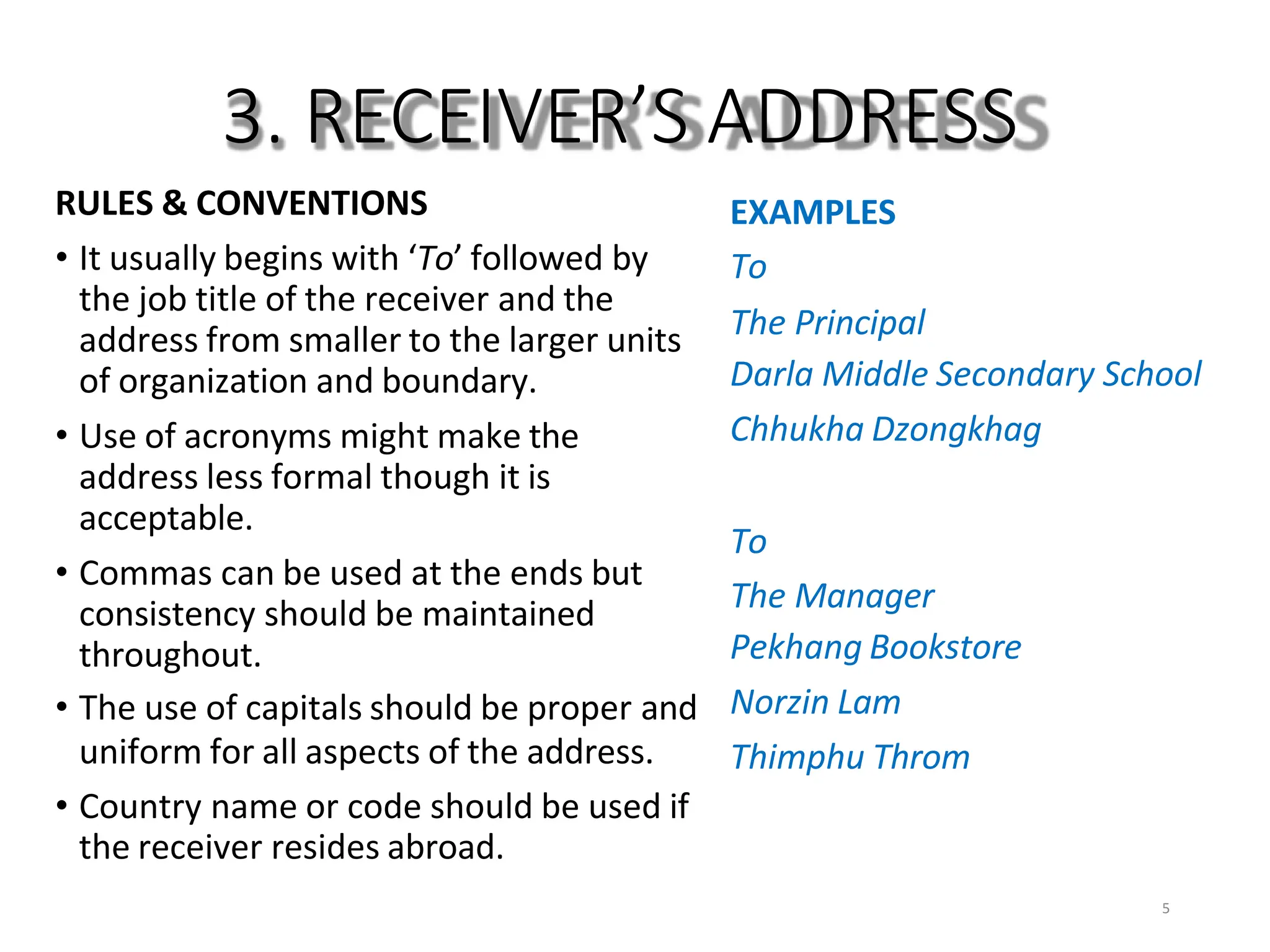 Essential Components of formal Letter writing | PPT