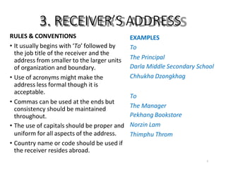 Essential Components of formal Letter writing | PPTX