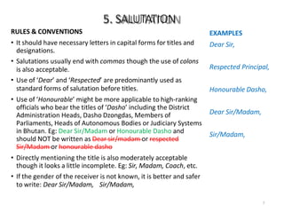 Essential Components of formal Letter writing | PPT