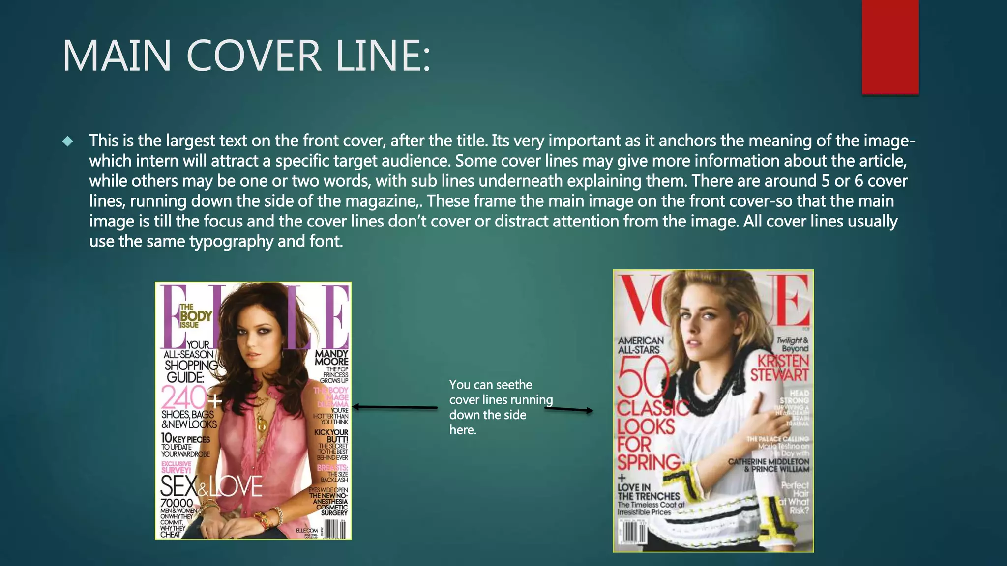 Components of a magazine! | PPTX