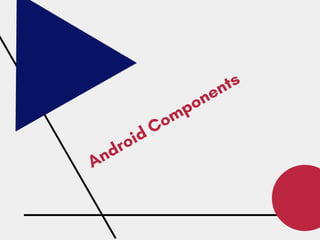 Components of Android | PPT