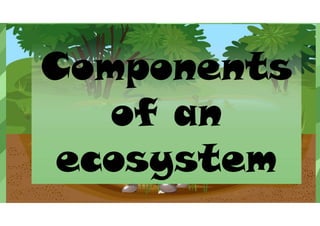 COMPONENTS OF AN ECOSYSTEM pathway to science 6 | PDF