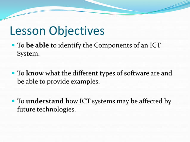 Components of an ICT System | PPT