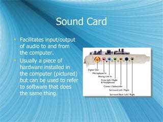 Components of a PC | PPT