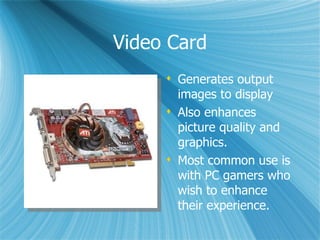 Components of a PC | PPT