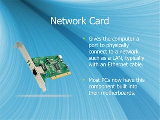 Components of a PC | PPT