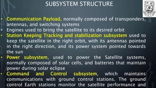 Components of a satellite communication system transponder | PPTX
