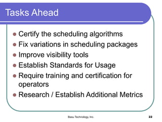 Components of a scheduling system rev 2015 slide show | PPT