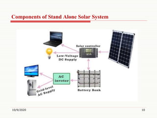 Components of a solar electric generating system | PDF