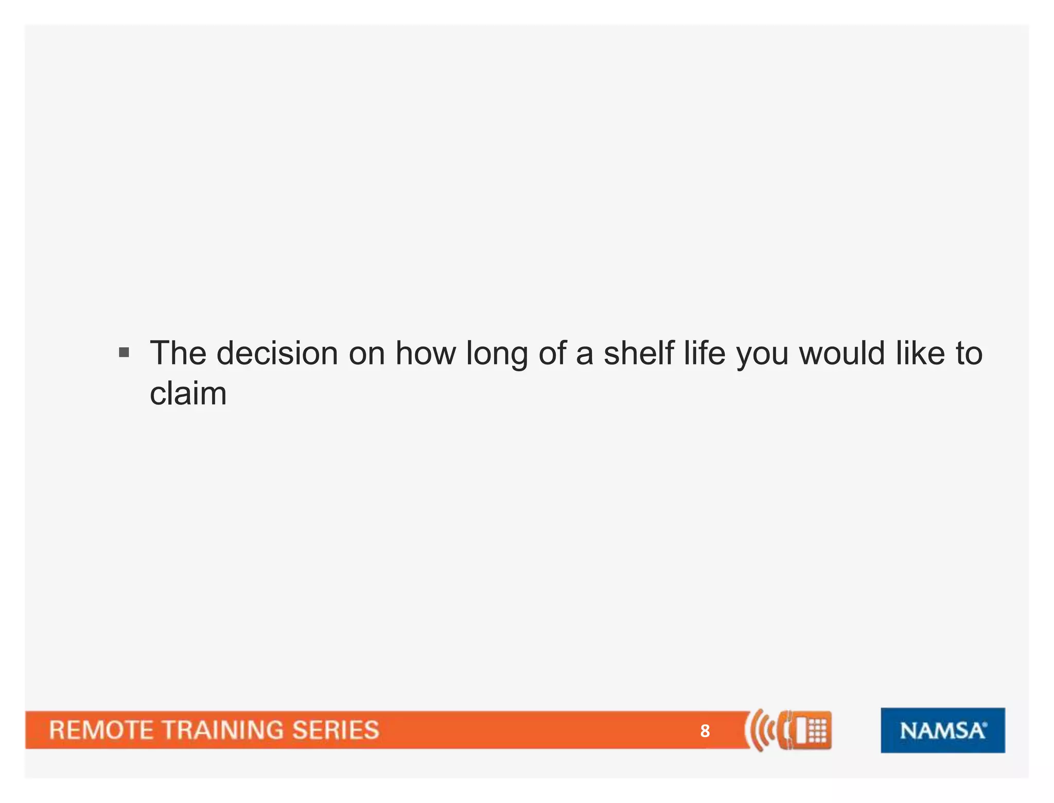 Components of a Successful Packaging Shelf-Life Study | PPT