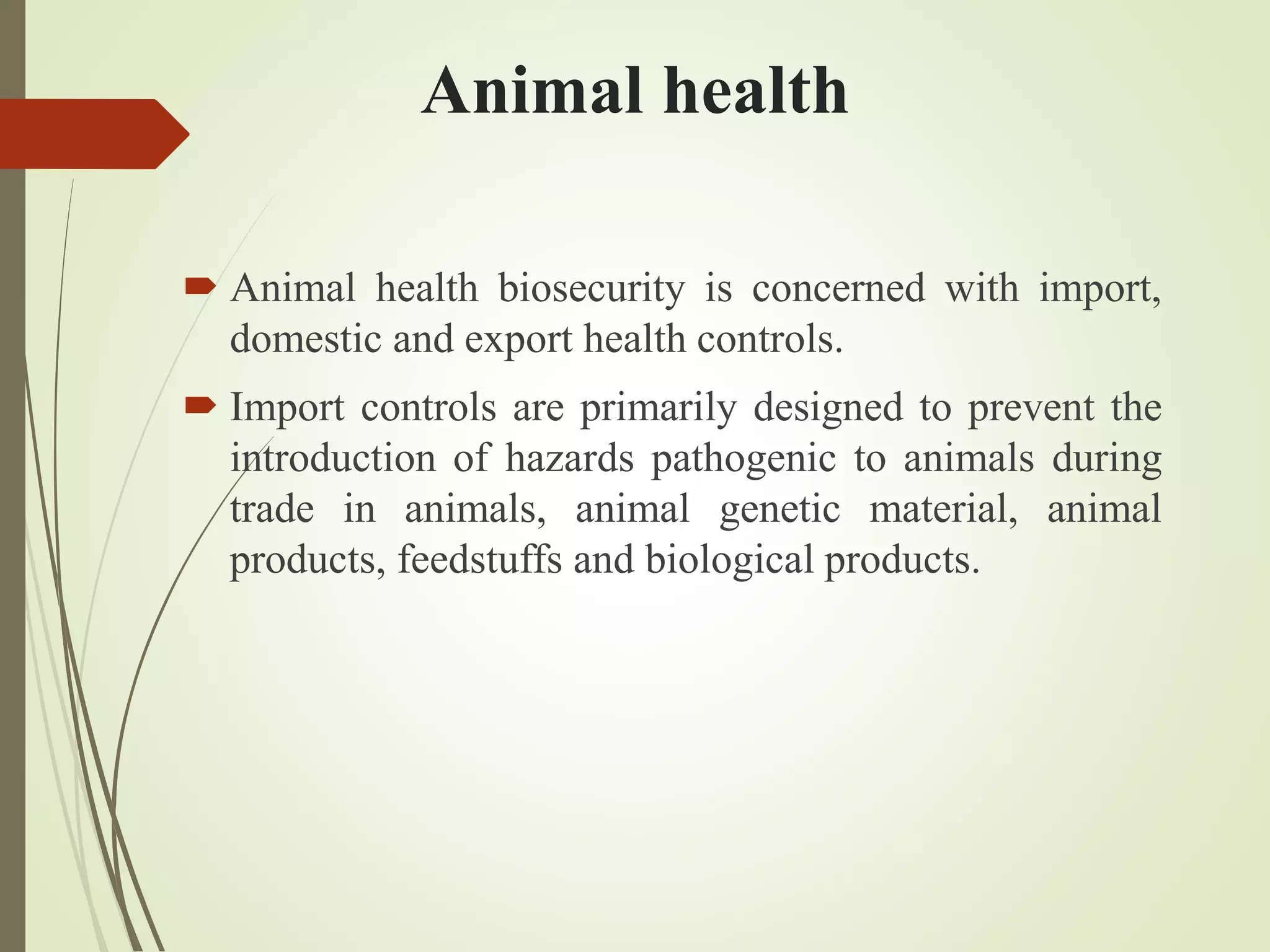 Components of biosecurity | PPTX