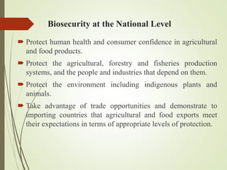 Components of biosecurity | PPTX