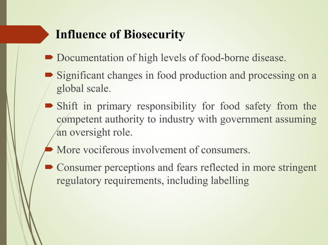 Components of biosecurity | PPTX