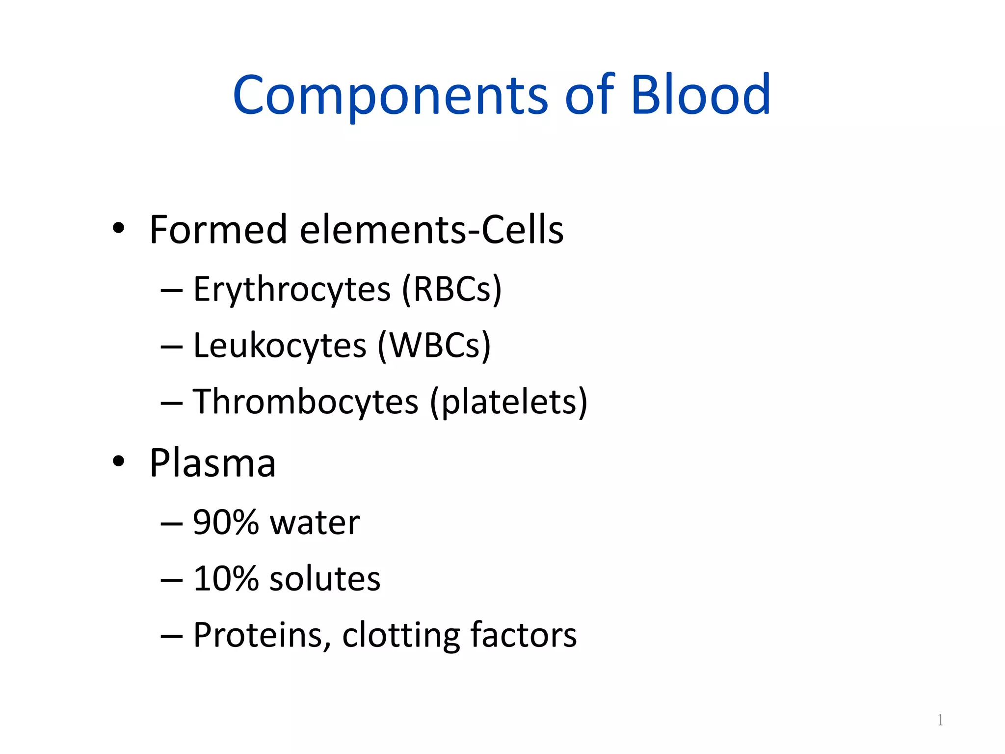 Components of blood | PPT