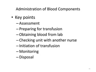 Components of blood | PPTX