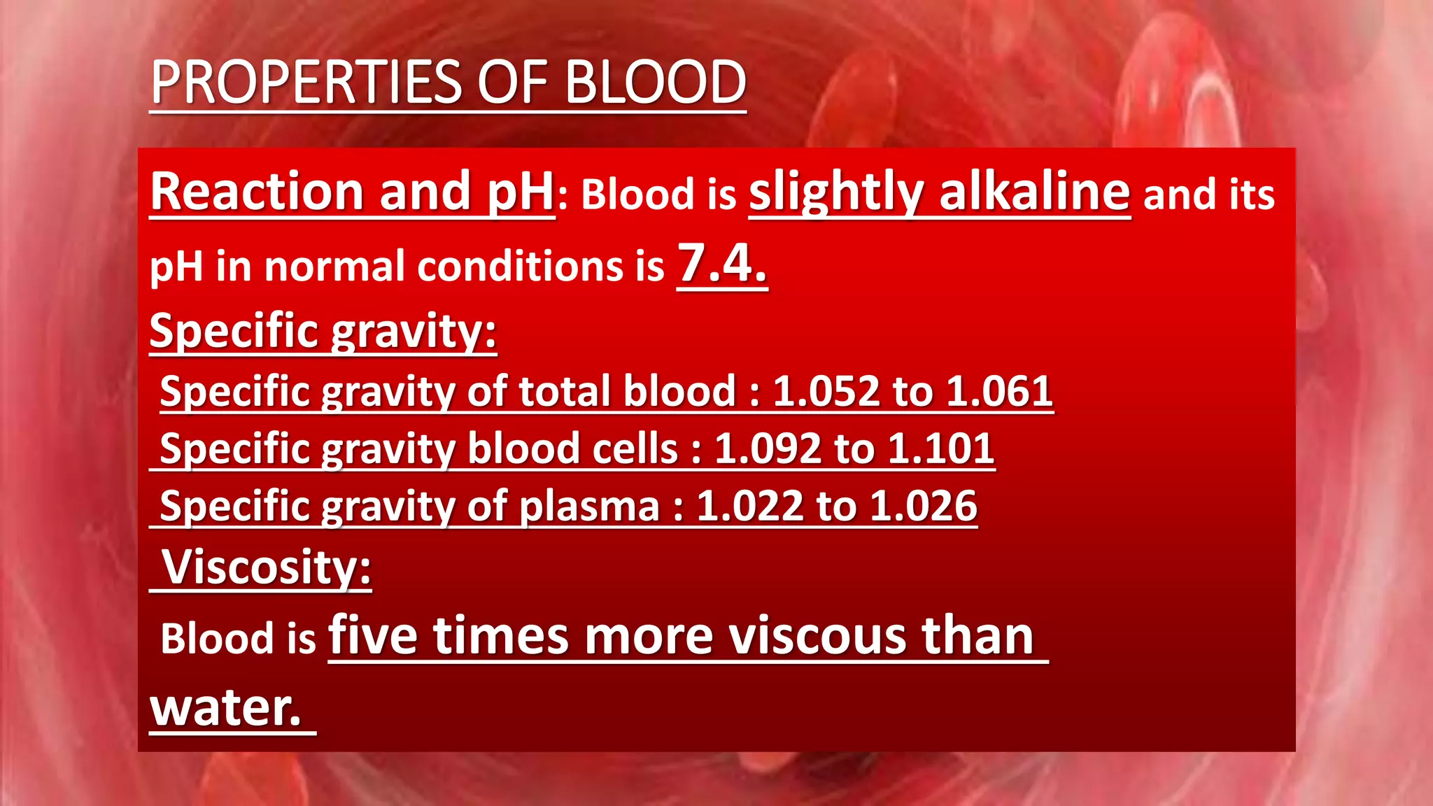 Components of blood and blood clotting mechanism | PPTX
