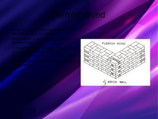 Components of bricks and english &flemish bonds | ODP
