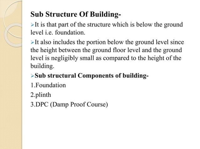 components of building.pptx | Civil Engineering Industry | Industries