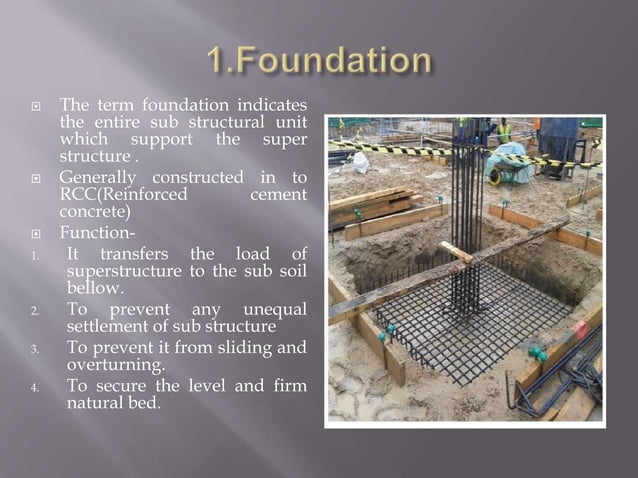Components of building 1.pptx | Civil Engineering Industry | Industries