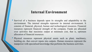 COMPONENTS OF BUSINESS ENVIRONMENT-I.pptx