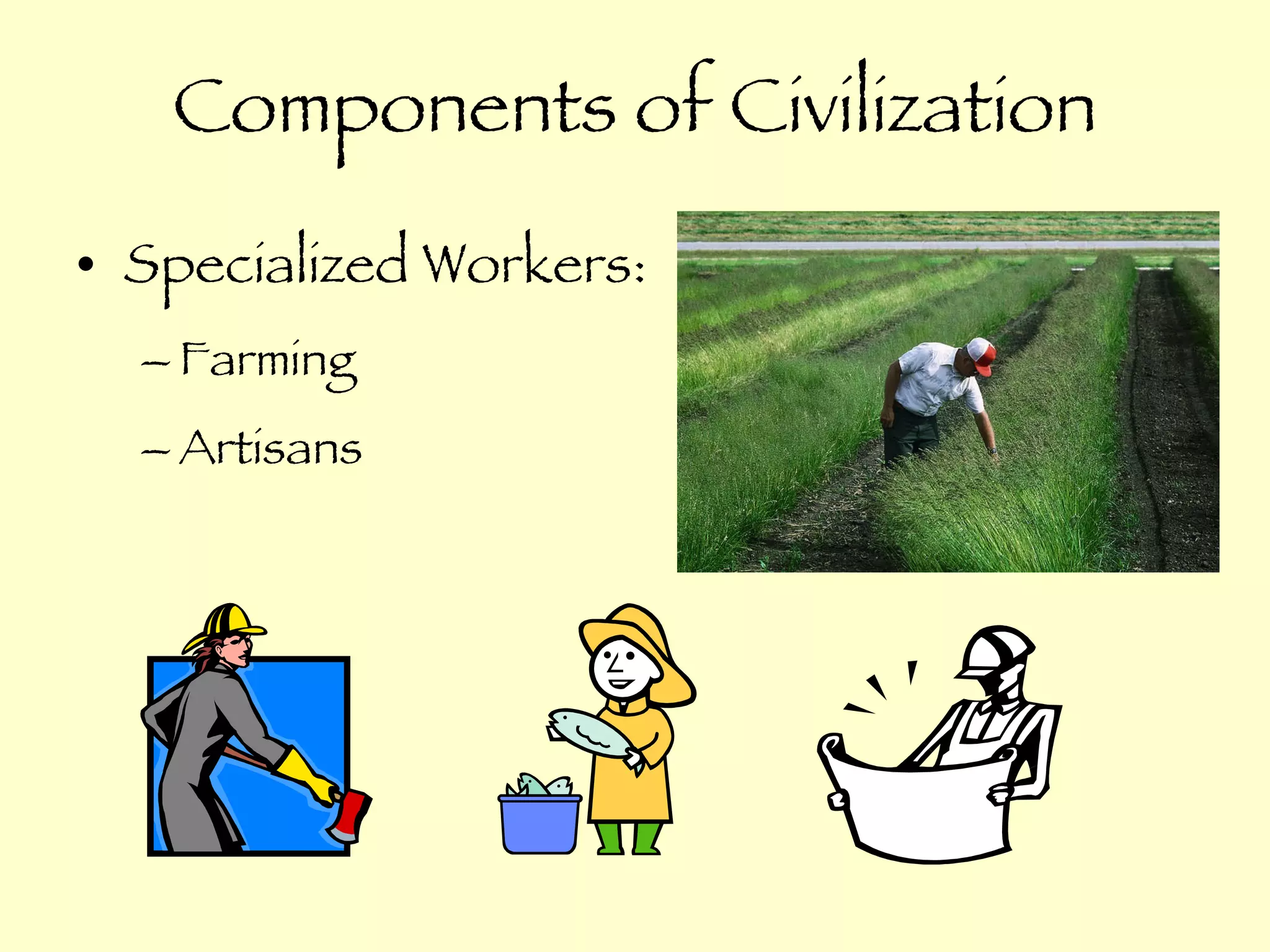 Components of civilization | PPT