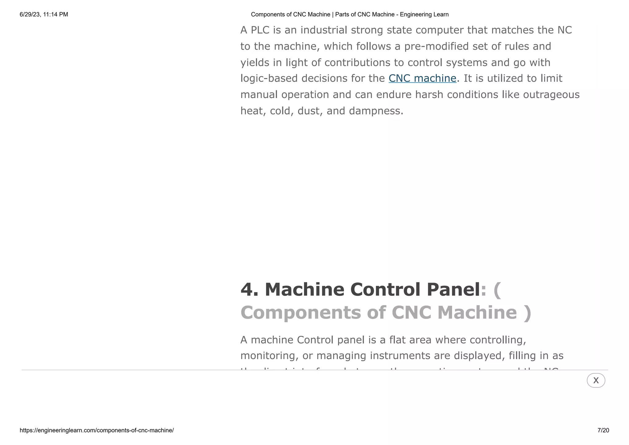 Components of CNC Machine _ Parts of CNC Machine - Engineering Learn.pdf