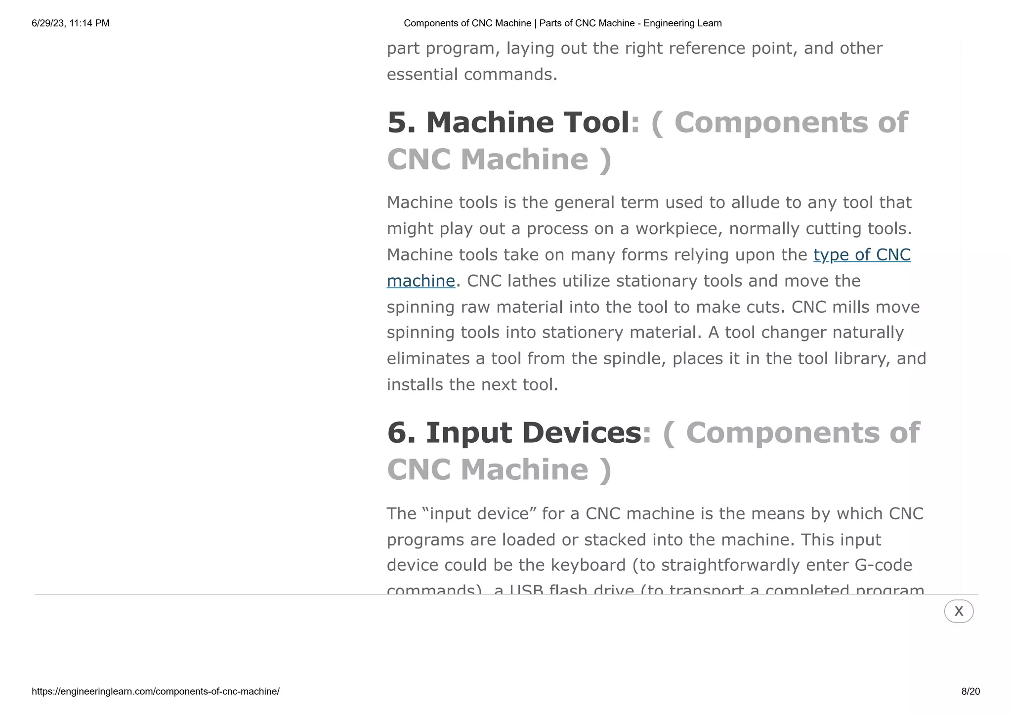 Components of CNC Machine _ Parts of CNC Machine - Engineering Learn.pdf