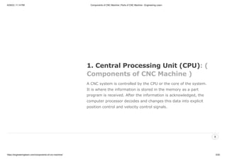 Components of CNC Machine _ Parts of CNC Machine - Engineering Learn.pdf