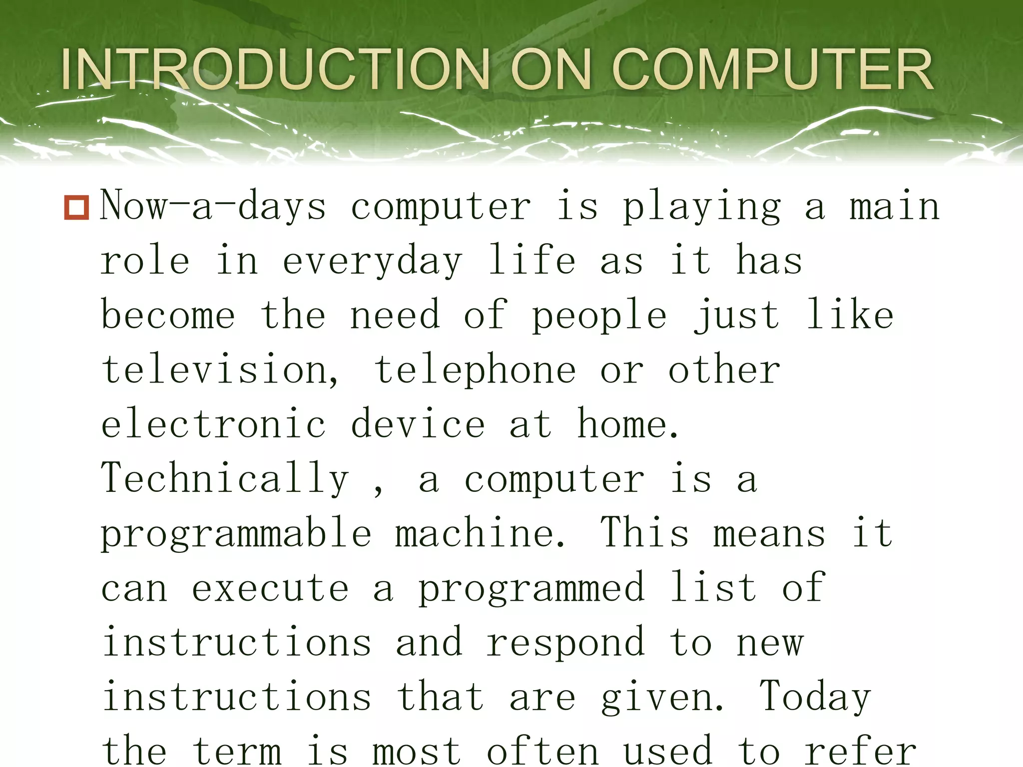 Components of computer | PPT