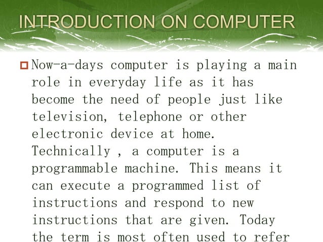 Components of computer | PPT