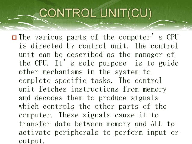 Components of computer | PPT