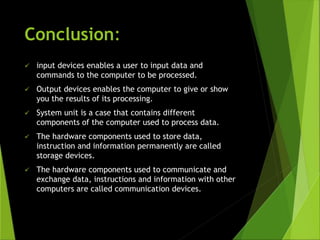 Components of computer | PPT