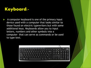 Components of computer | PPT