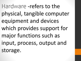 The Components of computer the Internal and External hardware.pptx