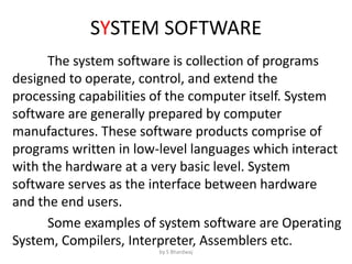 Components of computer and software: Introduction | PPT