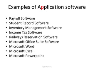 Components of computer and software: Introduction | PPT