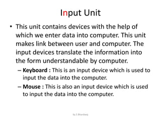 Components of computer and software: Introduction | PPT
