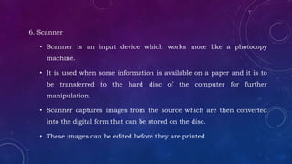 Components of Computer, Memory Unit and Input Devices - Given to Students.pptx