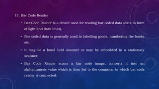 Components of Computer, Memory Unit and Input Devices - Given to Students.pptx