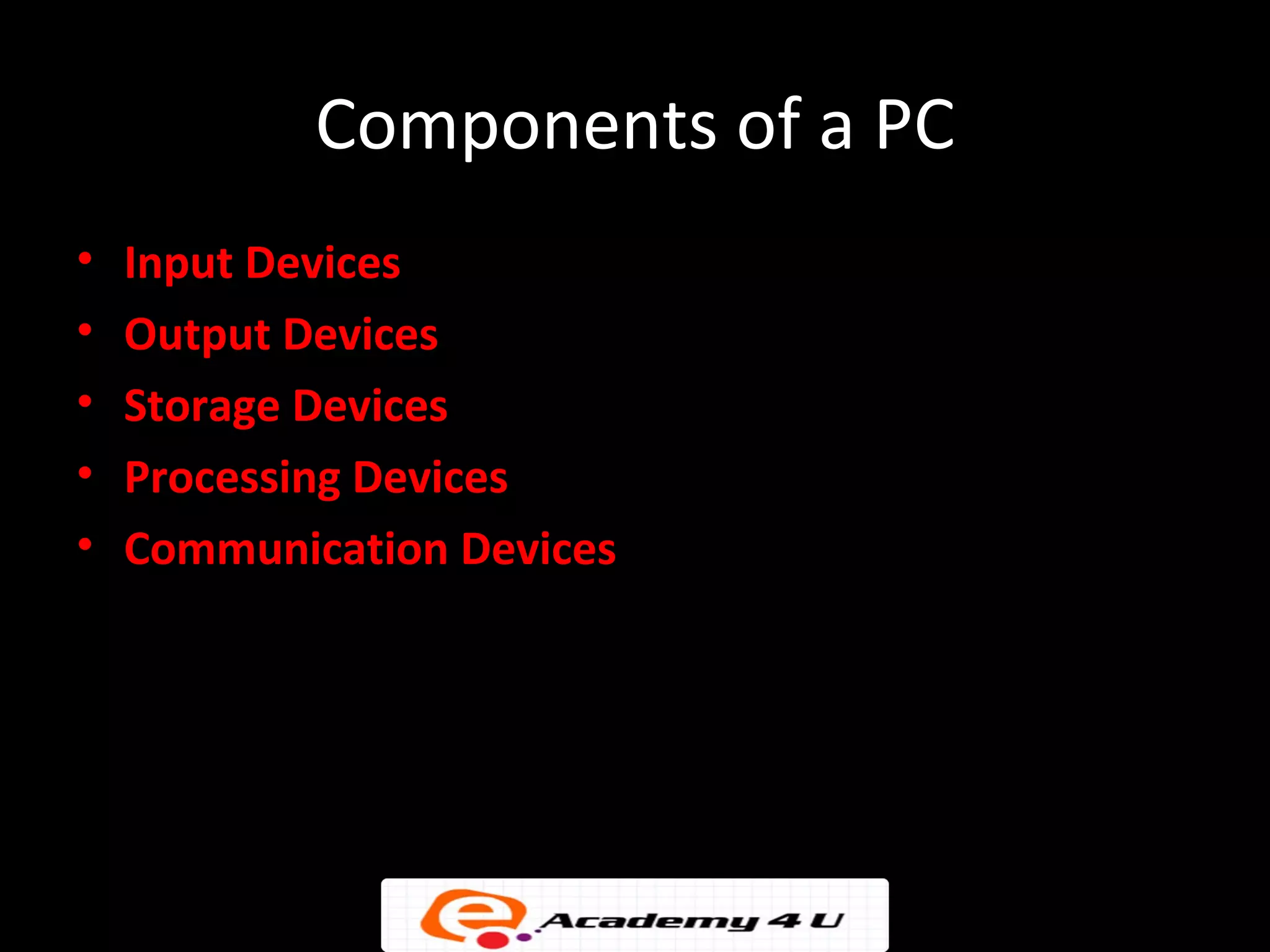 Components of computers | PPT