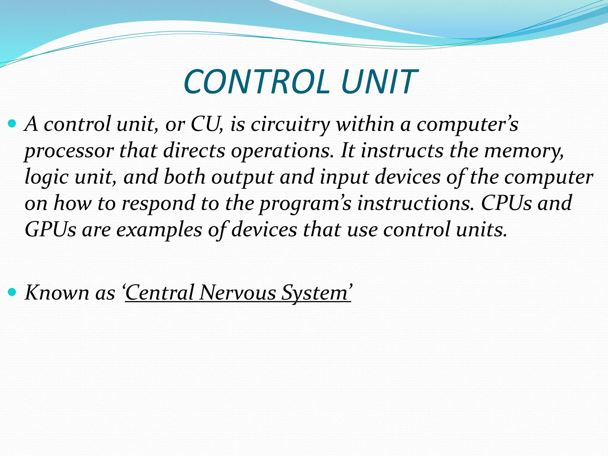 CHAPTER-8 COMPONENTS OF COMPUTER SYSTEM CLASS 9 CBSE | PPTX