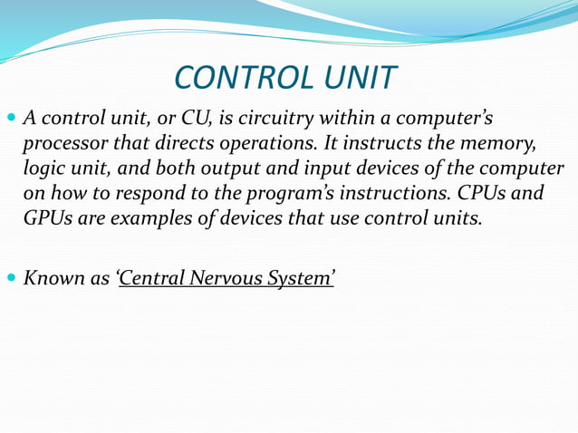 CHAPTER-8 COMPONENTS OF COMPUTER SYSTEM CLASS 9 CBSE | PPTX